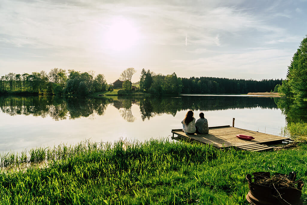 Camping am Stausee Lipno - Inspiration und Empfehlung // take an adVANture