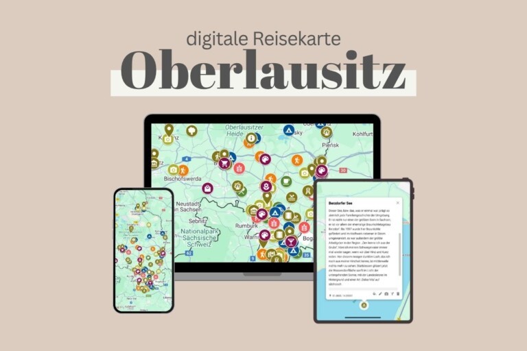 digitale Reisekarte Oberlausitz [die schönsten Orte]